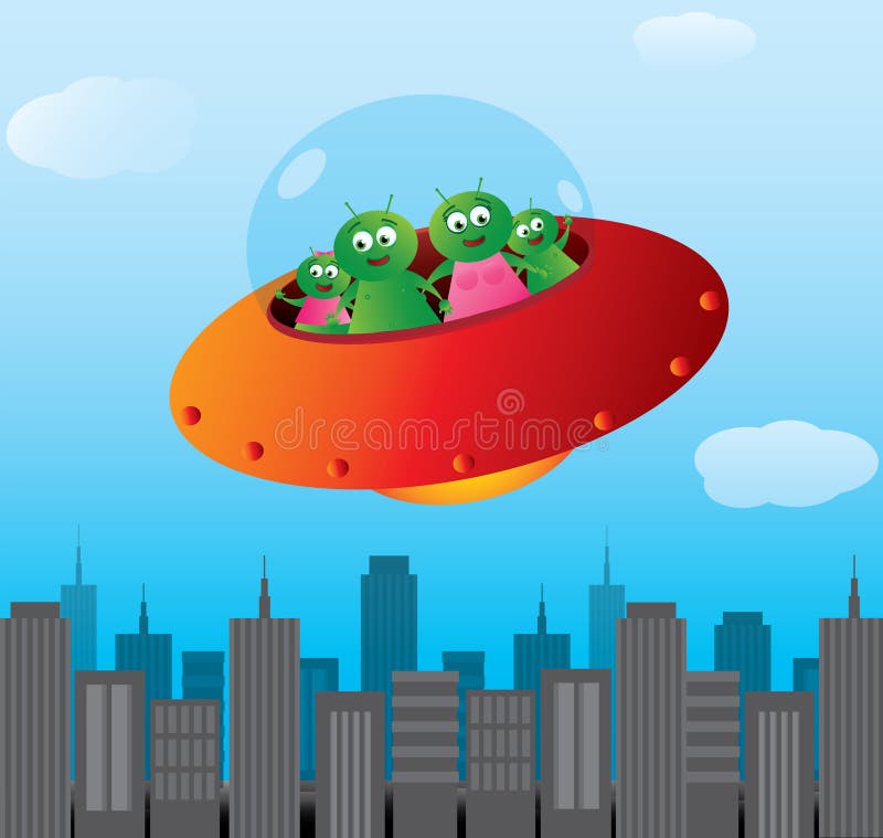 Alien Family Stock Illustration Illustration Of Alien