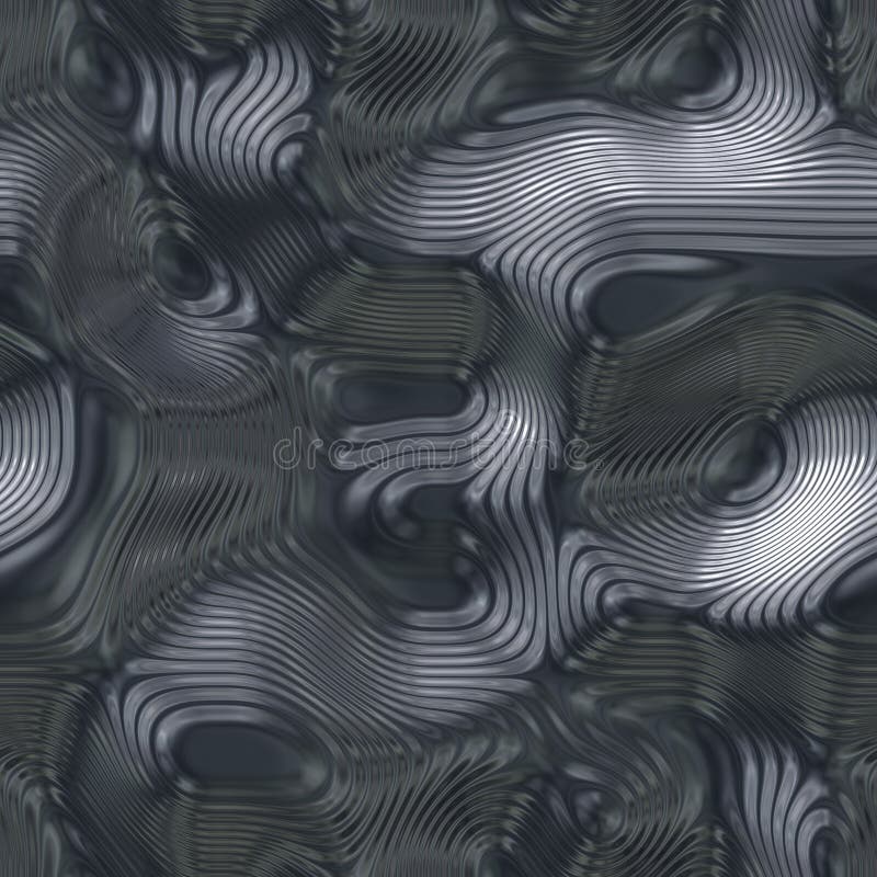 Alien Fluid Metal Seamless Generated Hires Texture Stock Illustration ...
