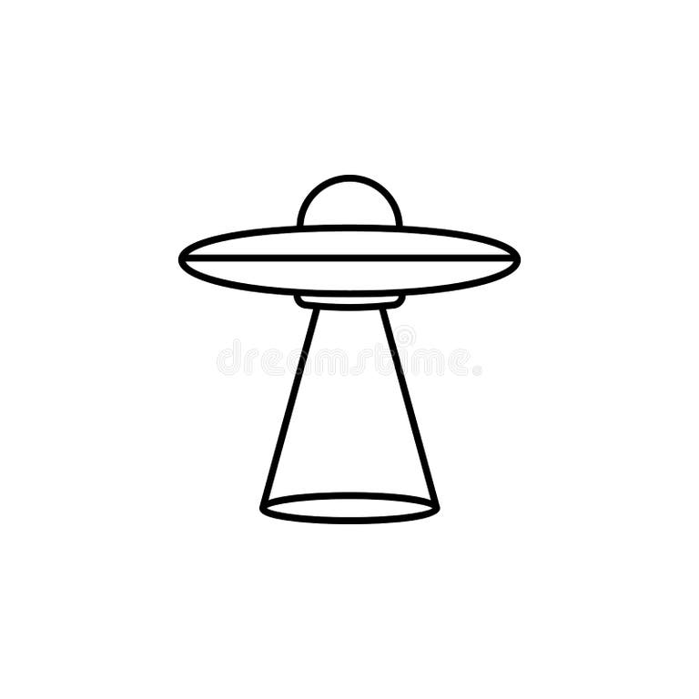 Alien Flying Machine Icon. Element of Space for Mobile Concept and Web ...