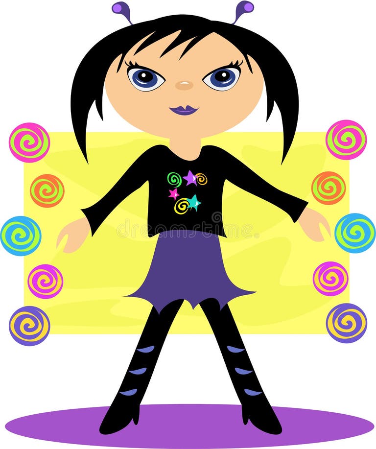 Alien Girl Cartoon Stock Illustrations – 7,098 Alien Girl Cartoon Stock ...