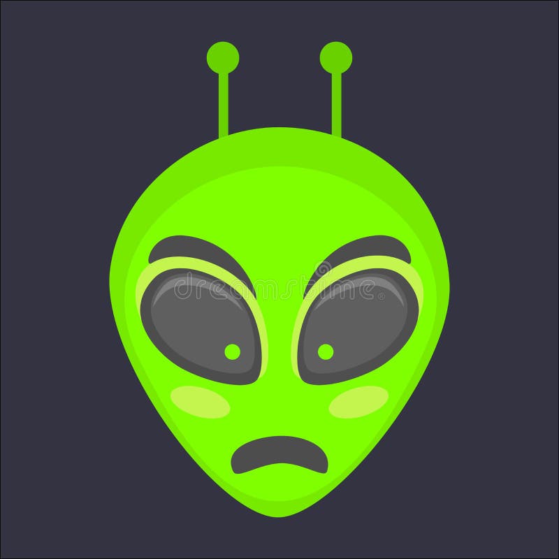 Alien head - Fail stock illustration. Illustration of humanoid - 134906261