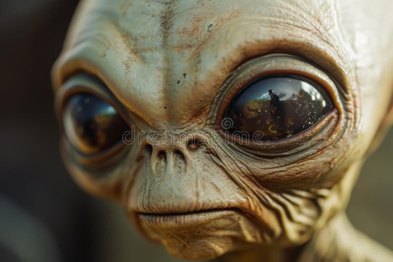 Alien head. Generate Ai stock image. Image of fiction - 310802349