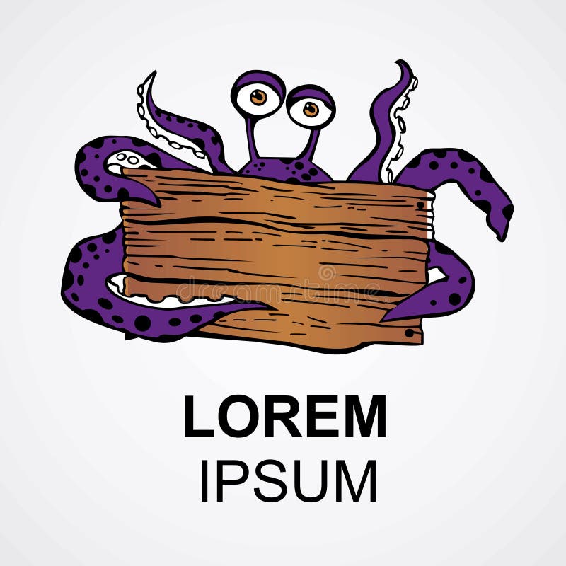 An Alien Holding a Sign for Labeling Stock Vector - Illustration of ...