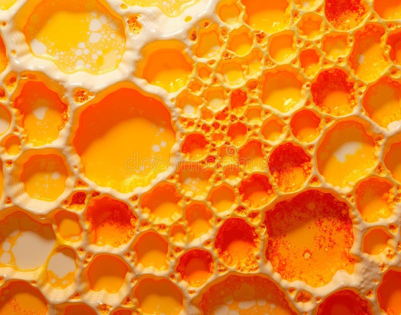 Alien Honeycomb Marble with Hexagonal Cells and Amber Resin, Designed ...