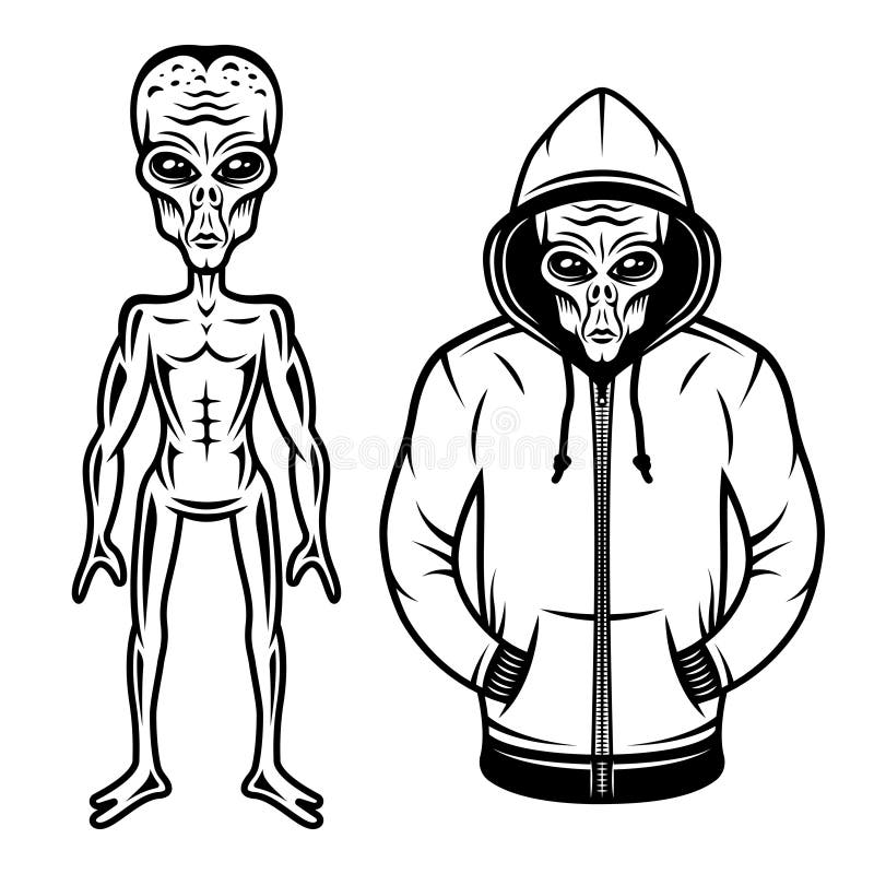 Alien Full Body Stock Illustrations – 331 Alien Full Body Stock ...