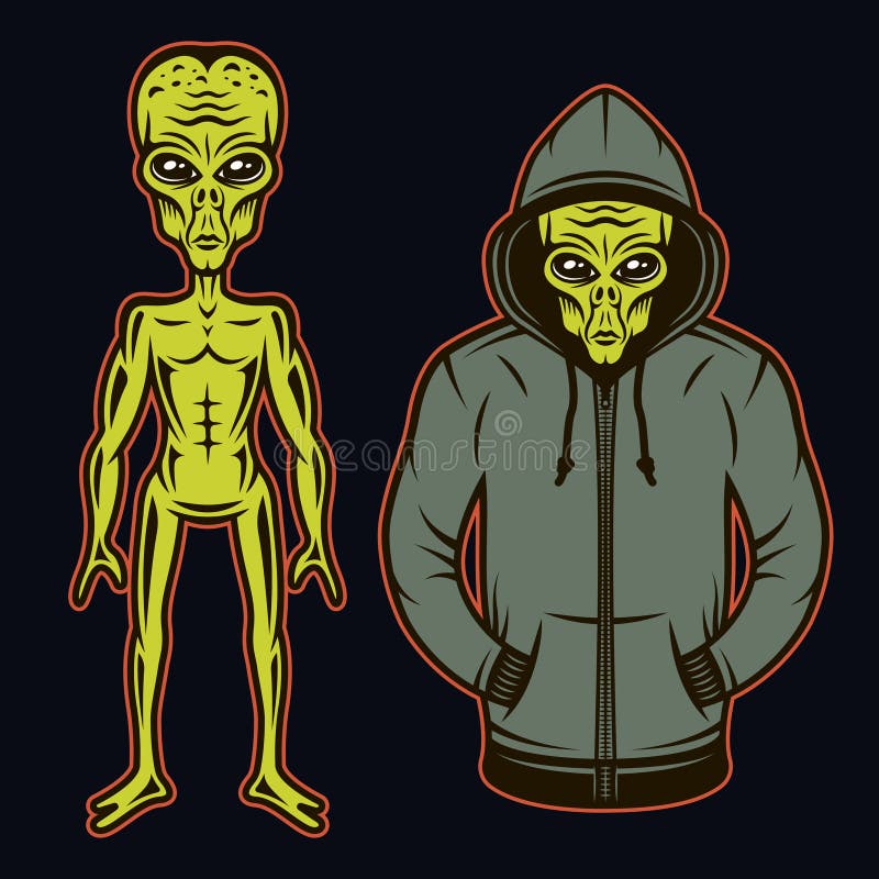 Alien Full Body Stock Illustrations – 173 Alien Full Body Stock ...