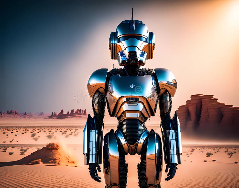 Alien Humanoid - AI Generated Artwork Stock Illustration - Illustration ...