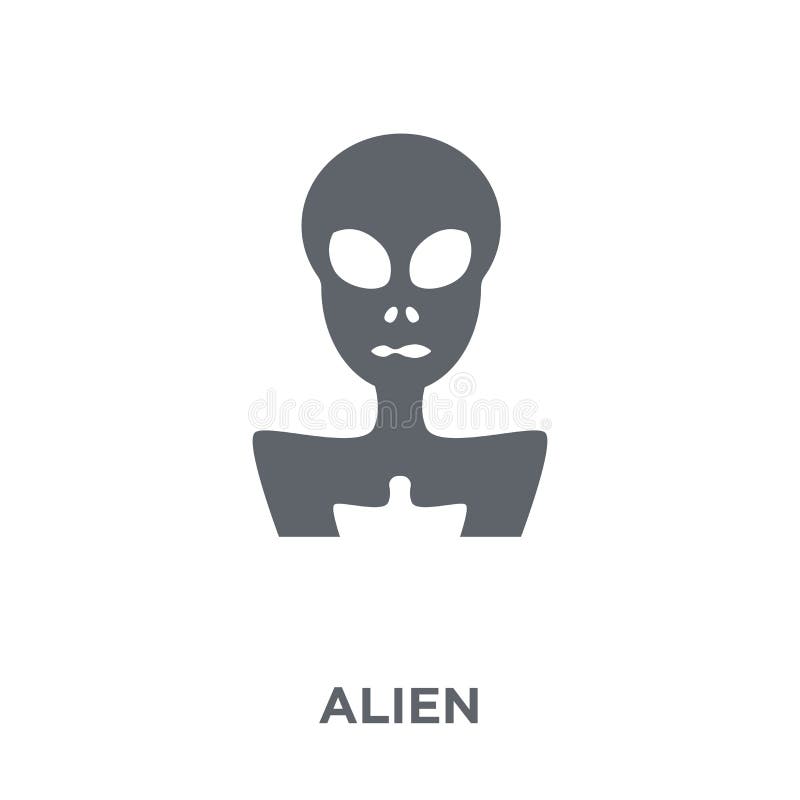 Alien Icon from Astronomy Collection. Stock Vector - Illustration of ...