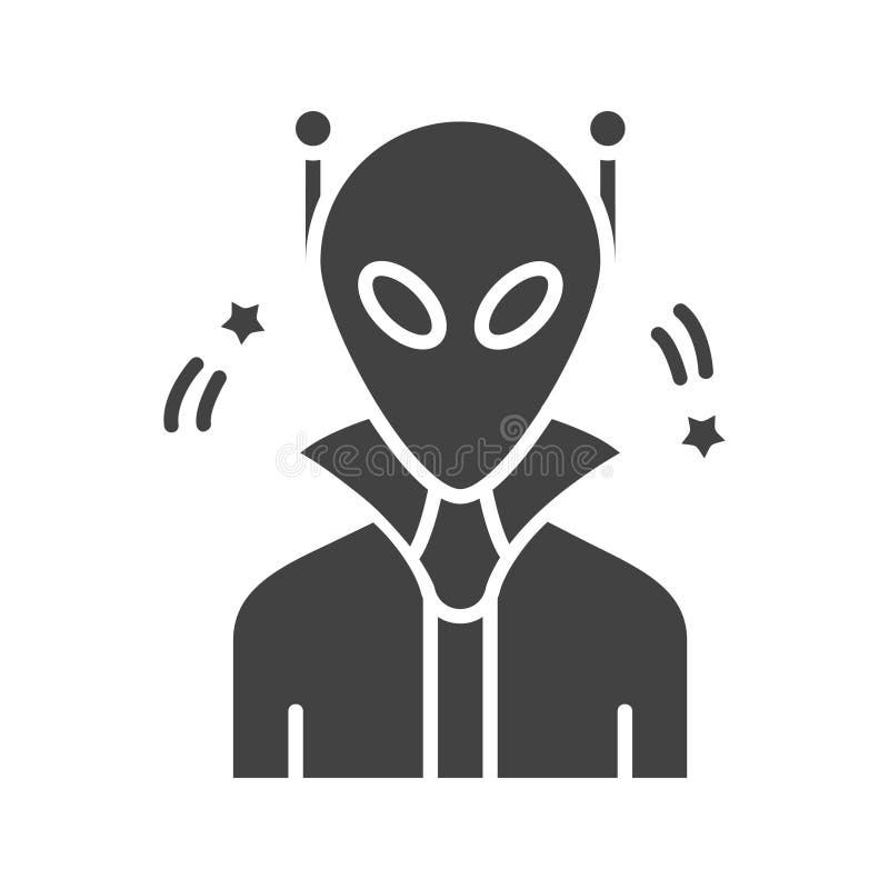 Alien Icon Image. stock vector. Illustration of space - 282880791