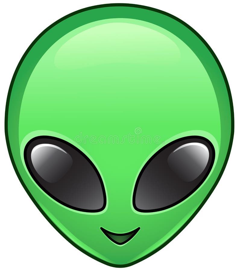 Alien icon stock vector. Illustration of emblem, message - 51927284