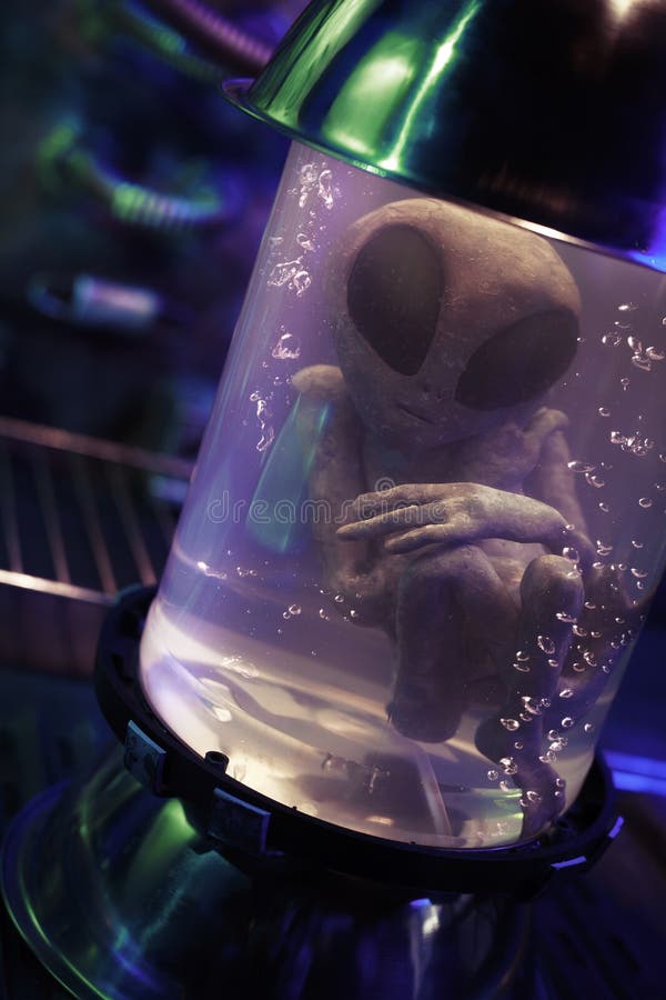 Alien inside a test tube stock photo. Image of death - 35422728
