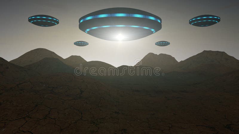 Alien invasion stock illustration. Illustration of fiction - 44419716