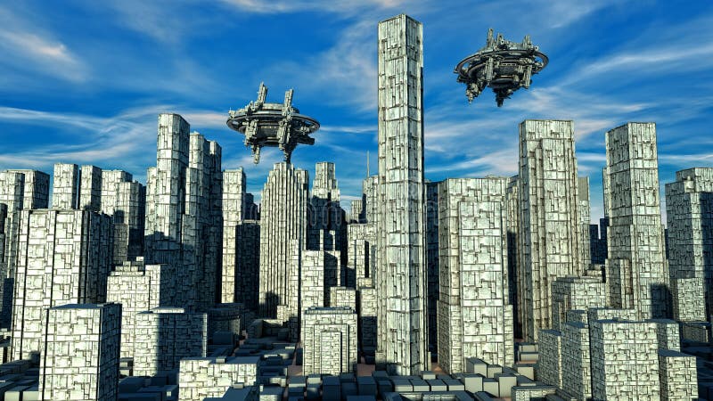 Alien invasion stock illustration. Illustration of fantasy - 64406271