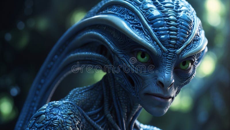 A alien stock illustration. Illustration of ideas, alien - 305941865