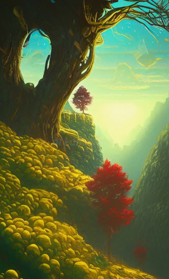 Alien Jungle Painting Stock Illustrations – 64 Alien Jungle Painting ...