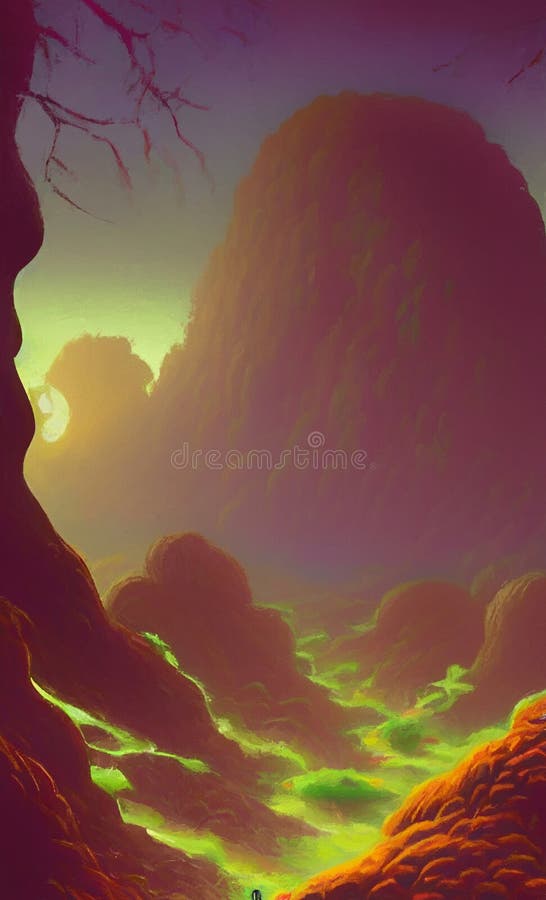 Alien Jungle Painting Stock Illustrations – 64 Alien Jungle Painting ...