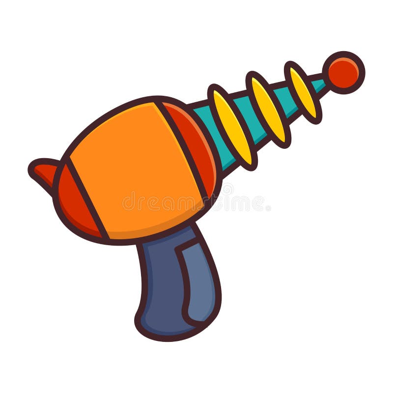 Alien Laser Gun stock vector. Illustration of laser, space - 61043229