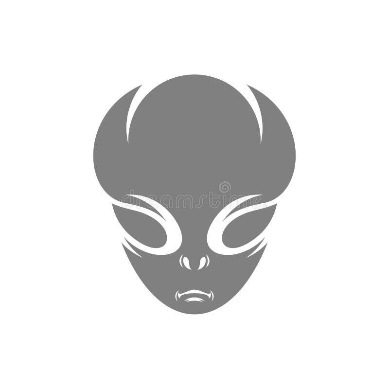 Alien Logo Design Vector Illustration, Alien Design Template Stock ...