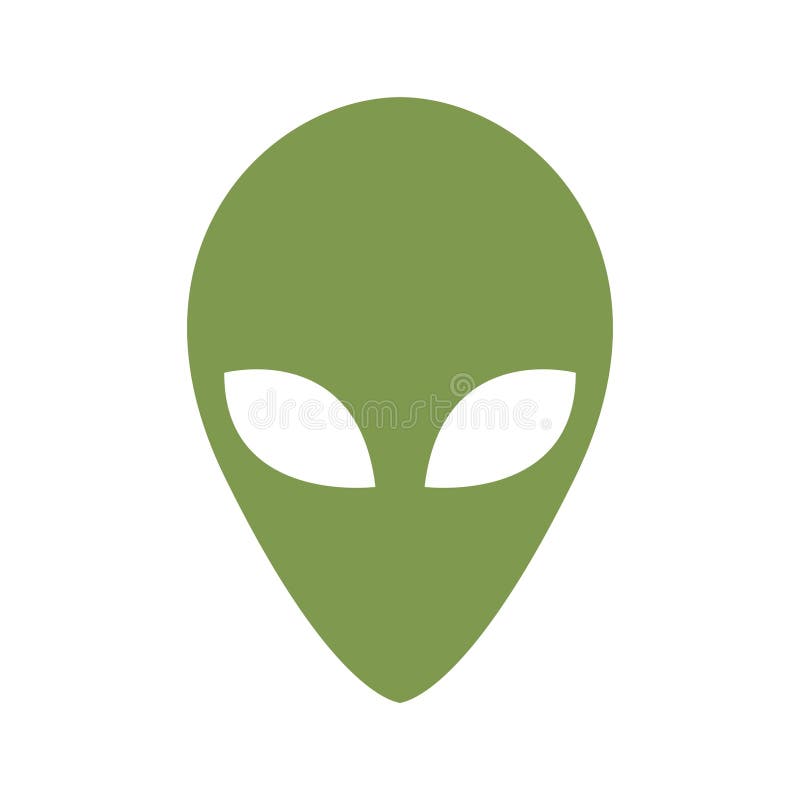 Alien logo icon design stock vector. Illustration of space - 356325571