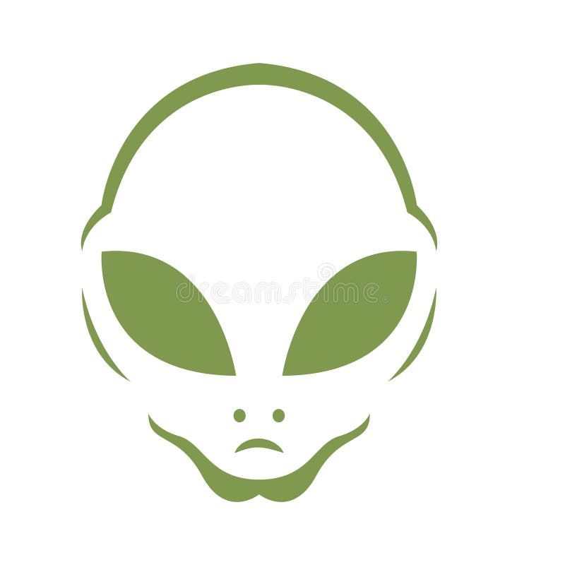 Alien logo icon design stock vector. Illustration of invader - 356325558