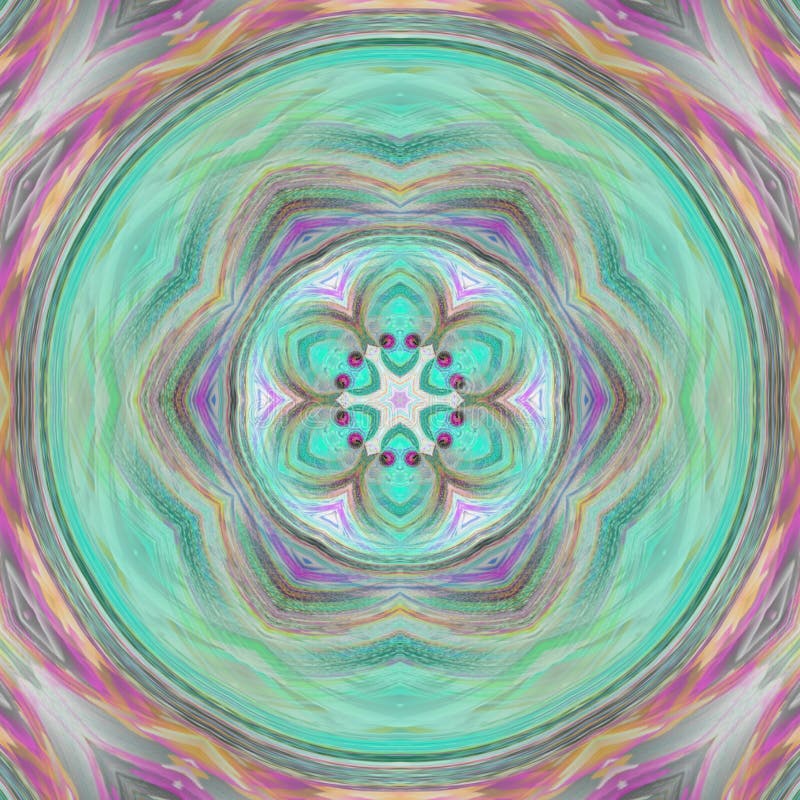 Alien Mandala stock illustration. Illustration of fractal - 126058119
