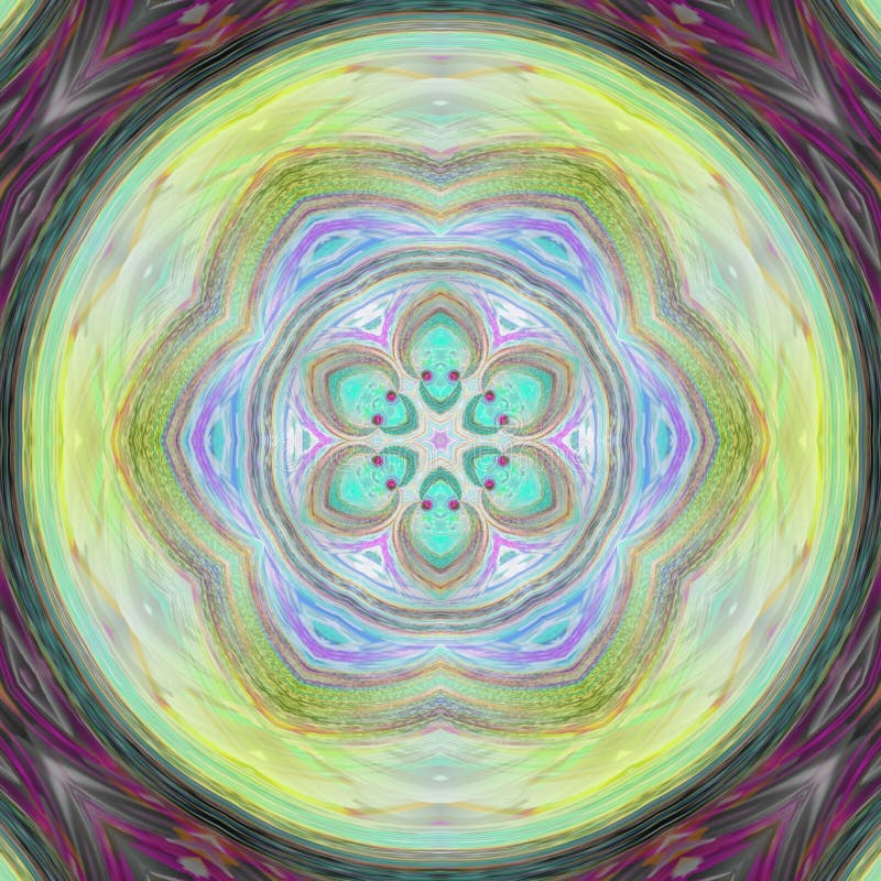 Alien Mandala 2 stock illustration. Illustration of atterns - 126058120