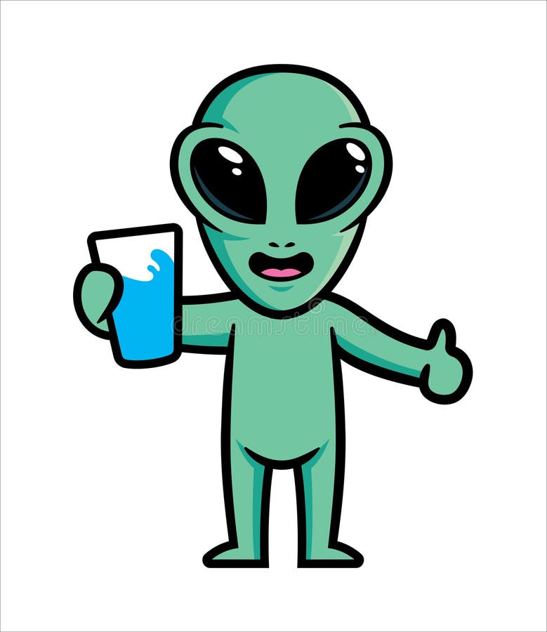 Alien Mascot Character Design Stock Vector - Illustration of ...