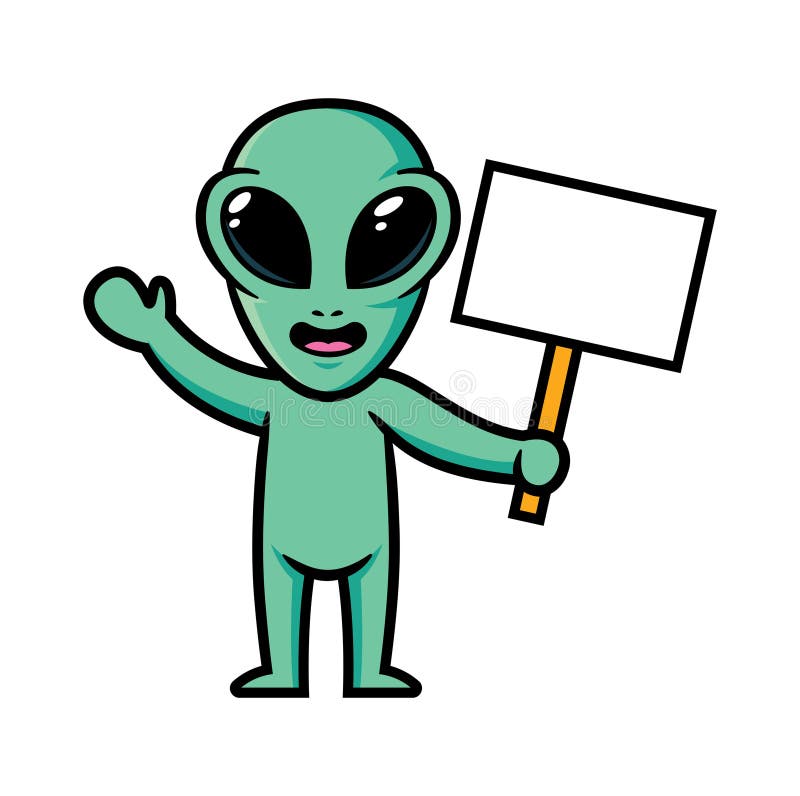 Alien Mascot Character Design Stock Vector - Illustration of ...