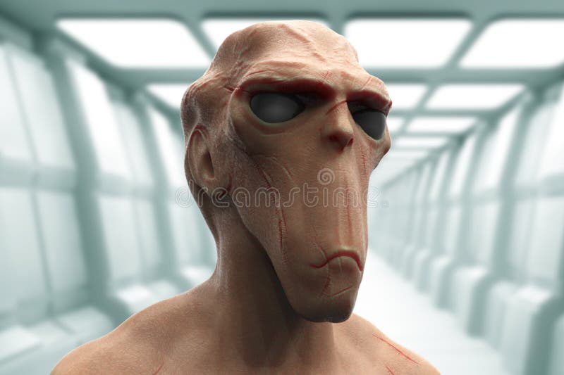 Alien monster portrait stock photo. Image of mysterious - 62673778