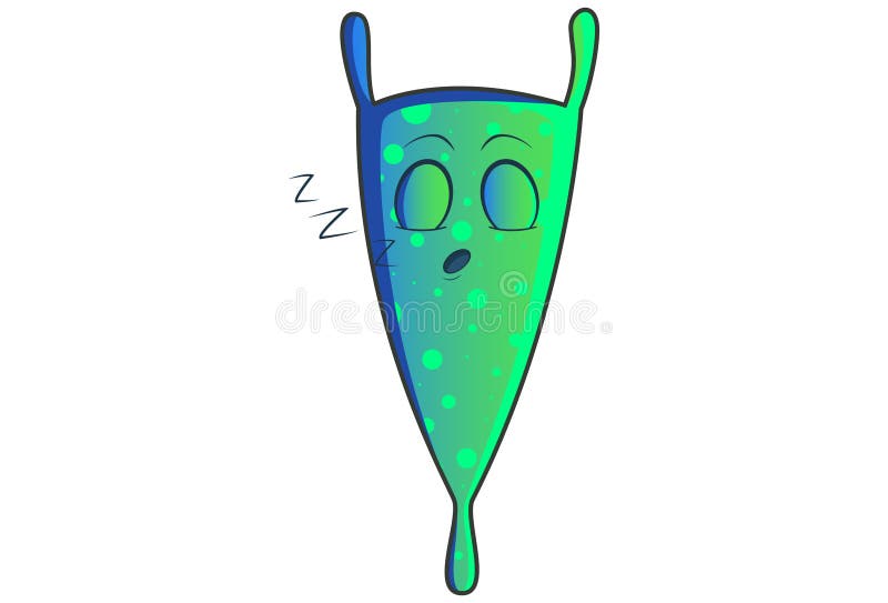 Sleeping alien stock vector. Illustration of beauty, stranger - 16910449