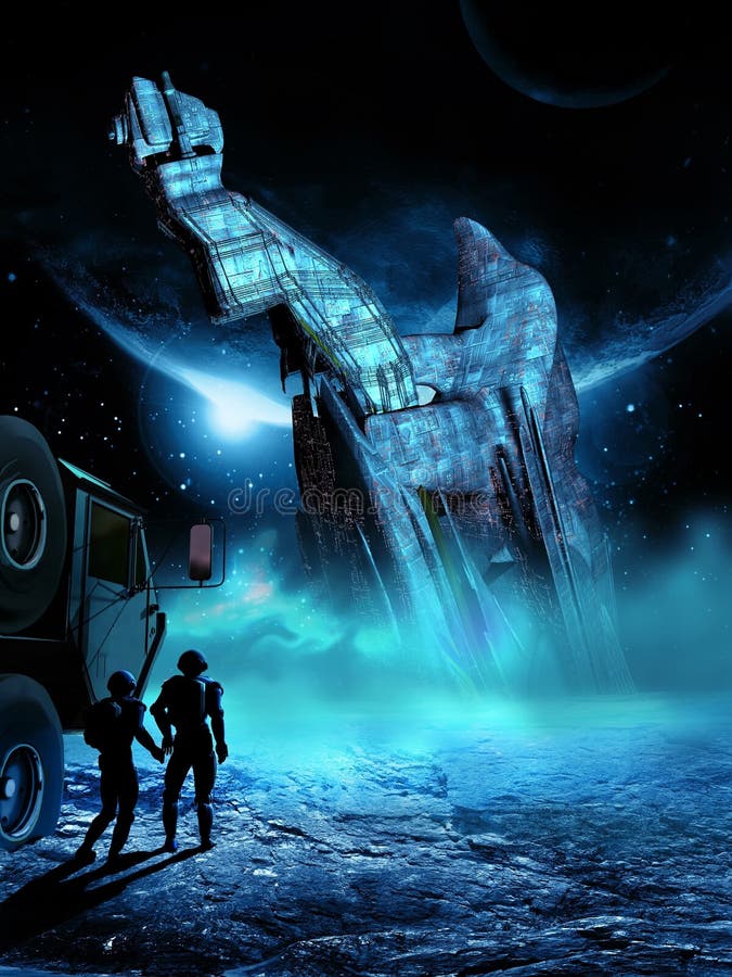 Alien mystery stock illustration. Illustration of fiction - 22834016