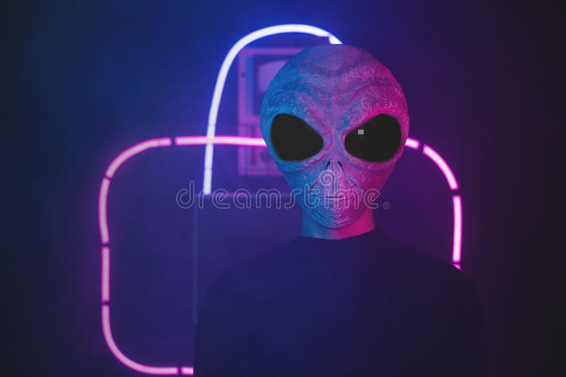 Alien stock photo. Image of comer, visit, futuristic - 210417200