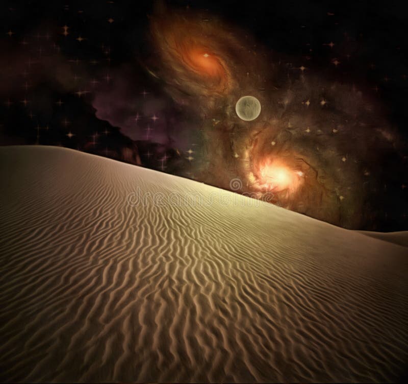 Alien Night stock illustration. Illustration of fantasy - 64265627