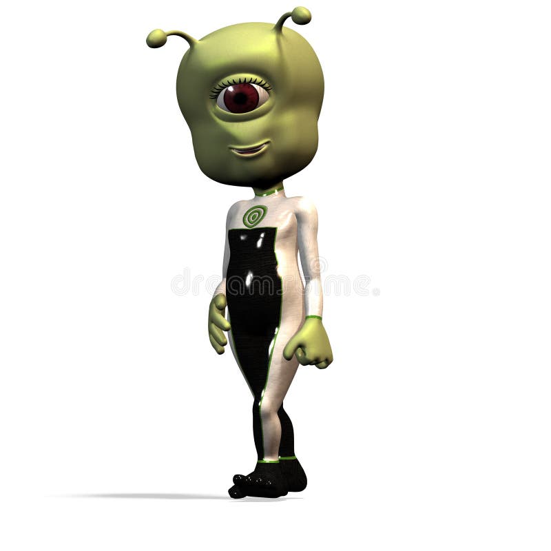 Alien No. 12 stock illustration. Illustration of laughs - 2372523