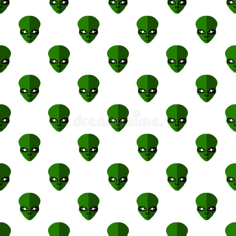 Alien pattern seamless stock illustration. Illustration of science ...