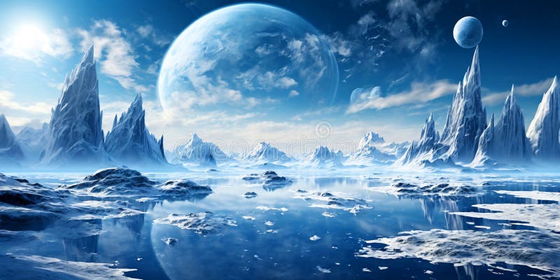 Alien planet landscpe stock image. Image of carve, outer - 310613603