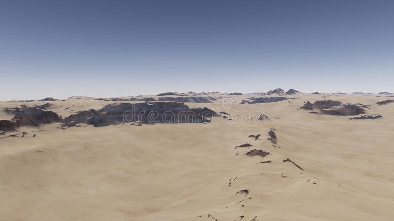 Alien Planet Landscape, Science Fiction Illustration, View from a ...