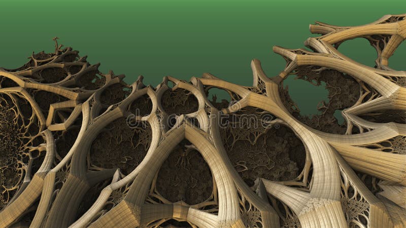 Alien Planet Render, Abstract Bacground 3D Mysterious Organic ...