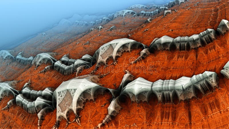 Alien Planet Render, Abstract Bacground 3D Mysterious Organic ...