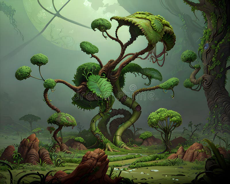 Alien Plant Ai Stock Illustrations – 1,020 Alien Plant Ai Stock ...