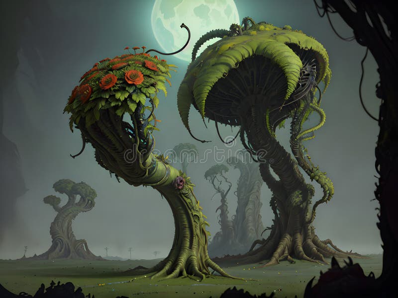 Alien Plant Ai Stock Illustrations – 1,020 Alien Plant Ai Stock ...