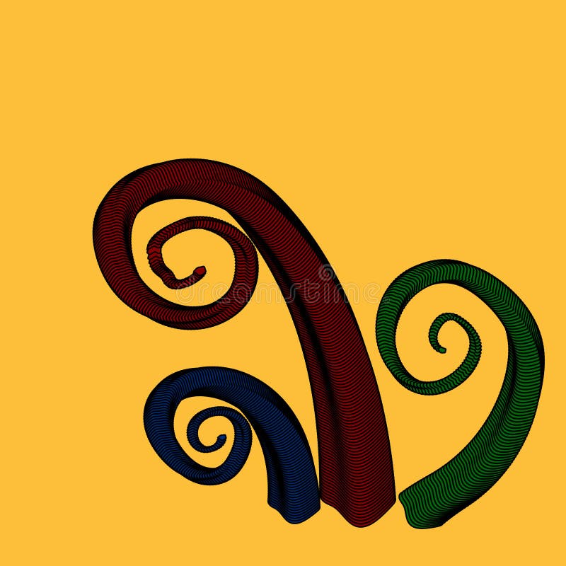 Alien plant stock vector. Illustration of exotic, growing - 53275392