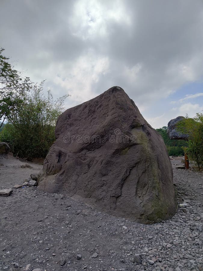 Alien Rocks on Mount Merapi Tourism Stock Image - Image of batu ...