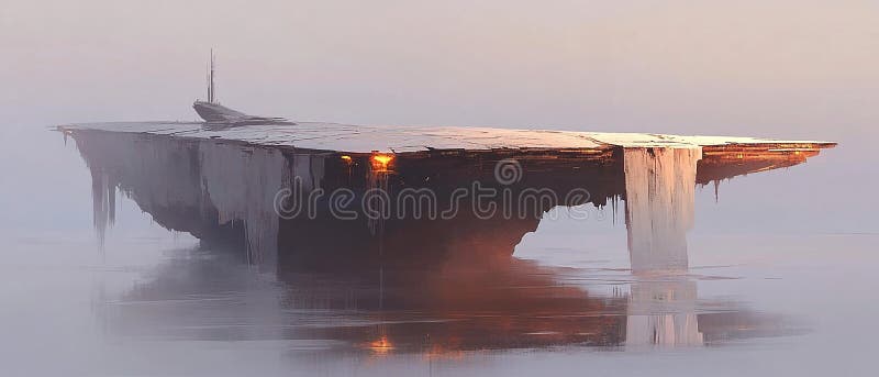 Alien Ship Hidden Inside a Colossal Asteroid in Deep Space Stock ...