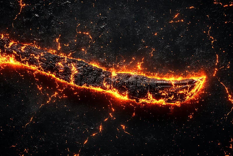 Alien Ship Hidden Inside a Colossal Asteroid in Deep Space Stock ...