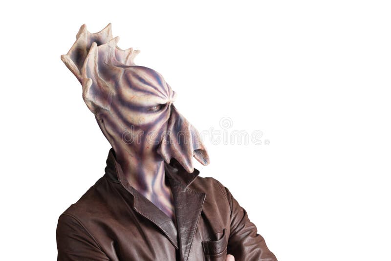 Alien side stock image. Image of portrait, mask, extraterrestrial ...