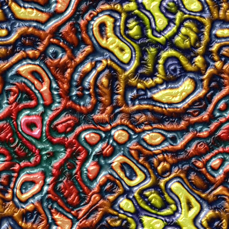 Alien Skin Organic Seamless Generated Hires Texture Stock Illustration ...