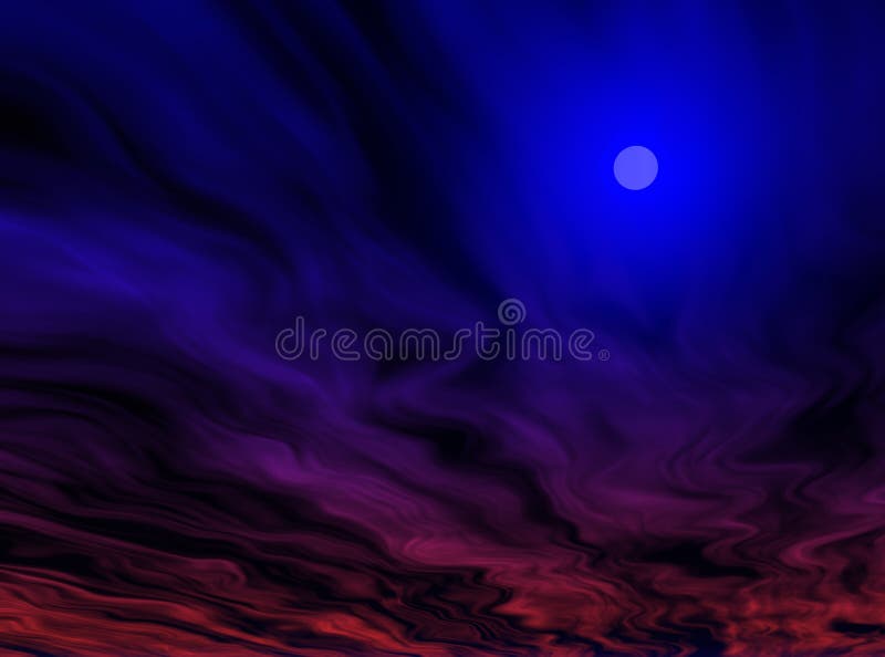 Alien Sky stock illustration. Illustration of blue, light - 5171548