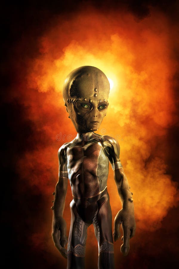 Alien side stock image. Image of portrait, mask, extraterrestrial ...