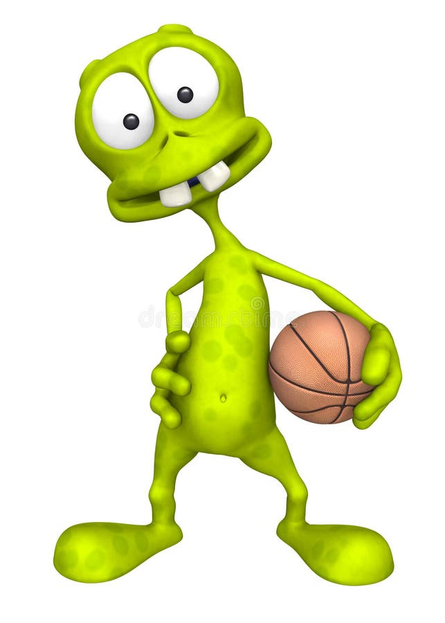 Alien (Space Basketball) stock illustration. Illustration of ball - 2065607